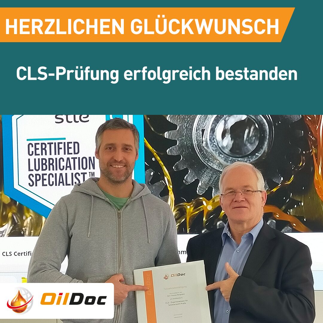 Successful CLS certification - OilDoc Akademie